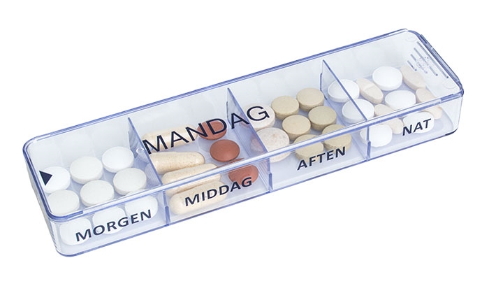 Medimax doseringsæske | pilleæske | medicindosering | Den blå ...